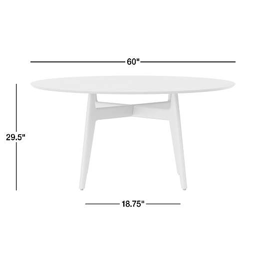 Round Dining Tables & Circular Kitchen Tables | Crate & Barrel