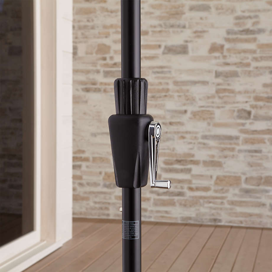 6' Round Tilt Black High Dining Outdoor Patio Umbrella Frame + Reviews ...