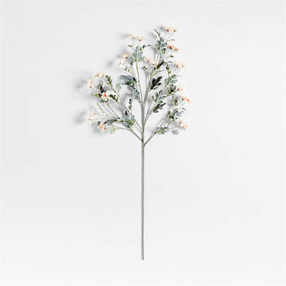 Faux White Lilac Spray 50" by Abigail Ahern + Reviews | Crate & Barrel
