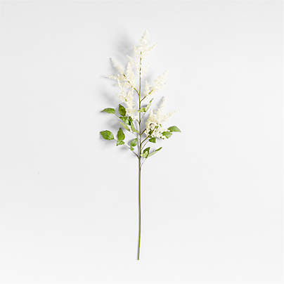 Faux White Lilac Spray 50" by Abigail Ahern + Reviews | Crate & Barrel