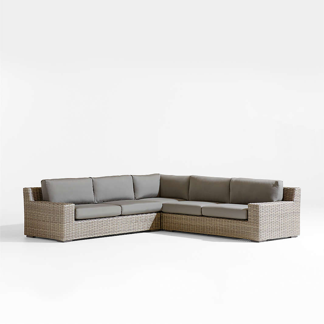 L-Shaped Outdoor Couches & Patio L-Shaped Sectionals | Crate & Barrel