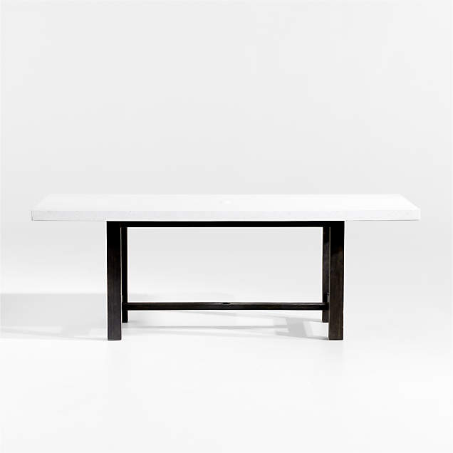 Abaco 84" Wood Outdoor Dining Set with Chairs | Crate & Barrel Canada