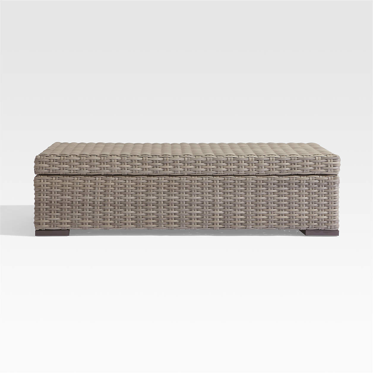 Abaco All-Weather Resin Wicker Outdoor Patio Storage Chest + Reviews ...