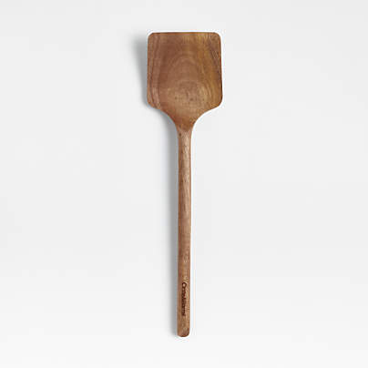 Crate & Barrel Beechwood Pasta Spoon + Reviews | Crate & Barrel