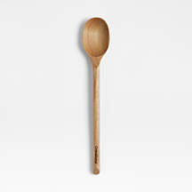 Acacia Wood Serving Spoon + Reviews | Crate & Barrel