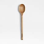 Acacia Wood Serving Spoon + Reviews | Crate & Barrel