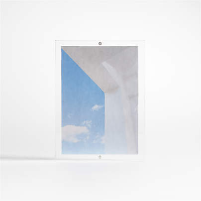 Acrylic Block Tabletop Picture Frames | Crate & Barrel