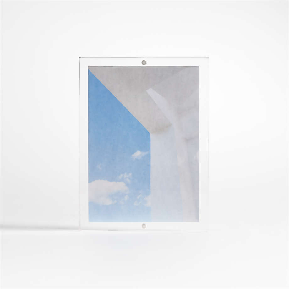 Acrylic 5x7 Block Tabletop Picture Frame + Reviews | Crate & Barrel Canada