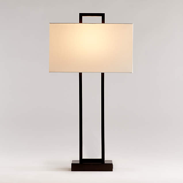 Avant Metal Task Lamp with Fabric Shade 28.2" + Reviews | Crate ...