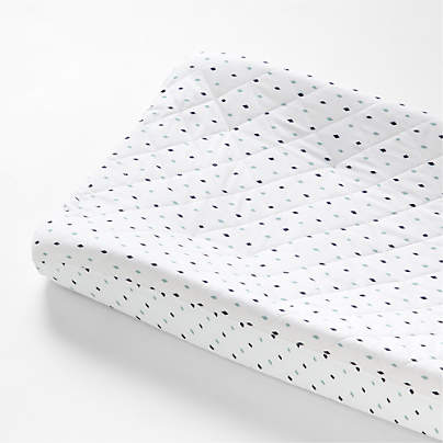 Navy Blue Wood Baby Changing Table Topper for Dresser + Reviews | Crate ...