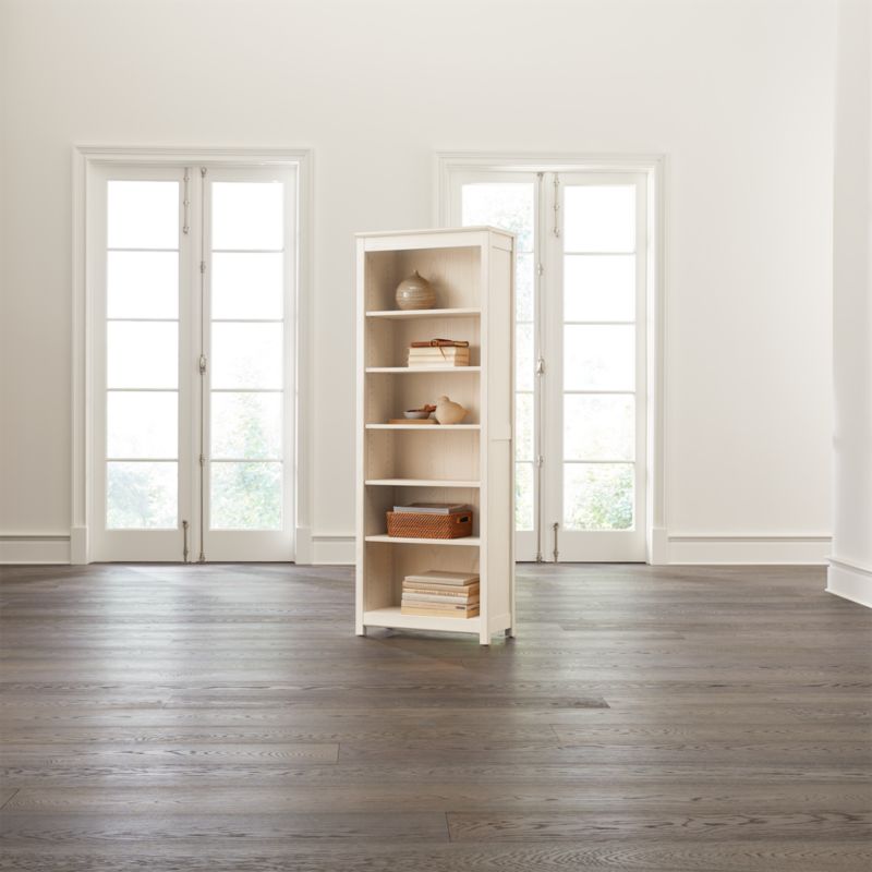 Ainsworth Cream Bookcase | Crate & Barrel