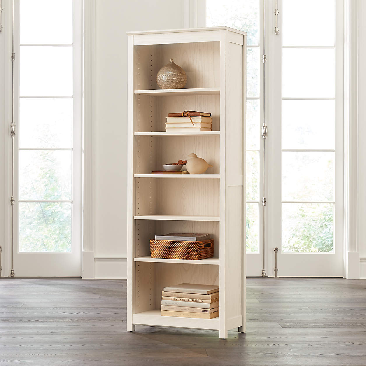 Ainsworth Cream Bookcase | Crate & Barrel