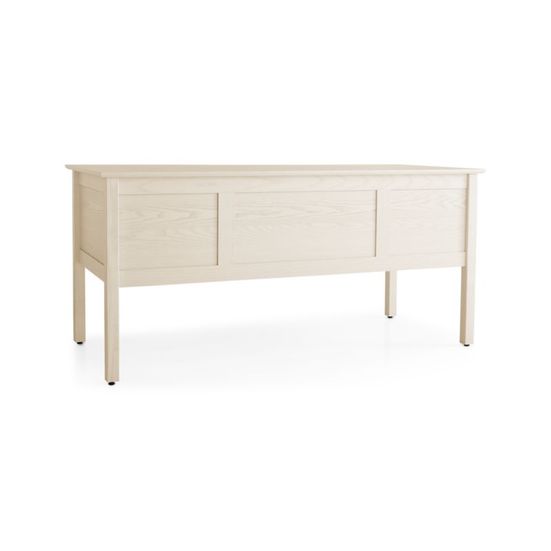 Ainsworth Cream Executive Desk + Reviews | Crate & Barrel
