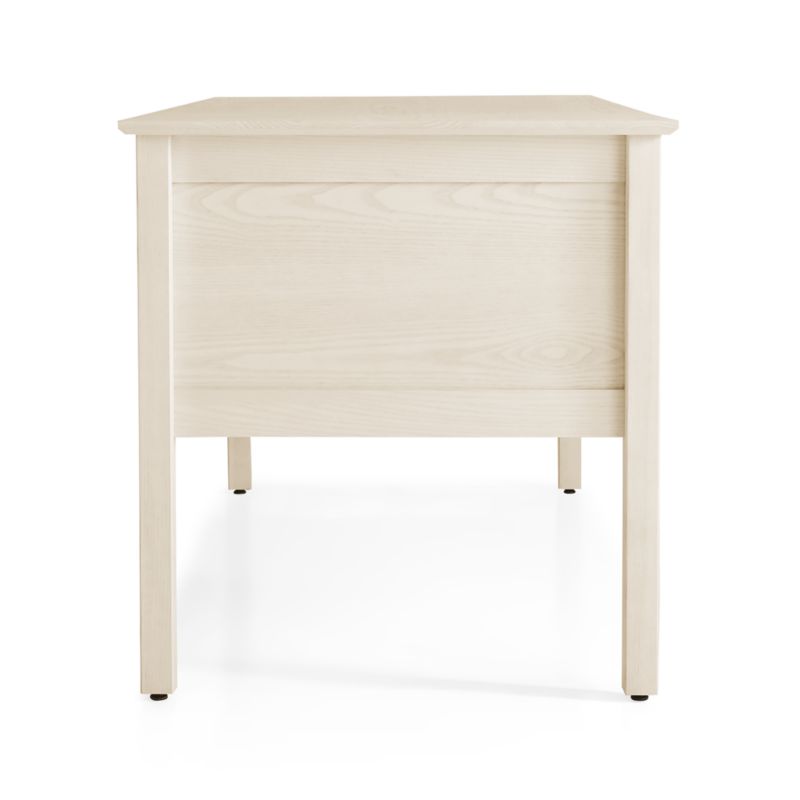 Ainsworth Cream Executive Desk + Reviews | Crate & Barrel
