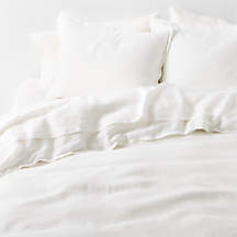 Aire Natural EUROPEAN FLAX -Certified Linen Crisp White King Duvet ...