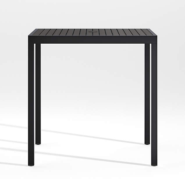Dune Black and White Outdoor Counter Stool + Reviews | Crate & Barrel ...