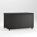 Alfresco Black Outdoor Storage Box + Reviews | Crate & Barrel