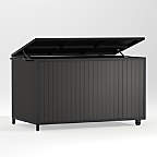 Alfresco Black Outdoor Storage Box + Reviews | Crate & Barrel