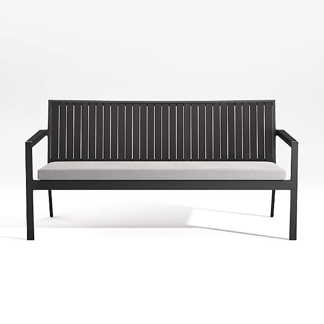 Alfresco Black Outdoor Lounge Chair + Reviews | Crate & Barrel