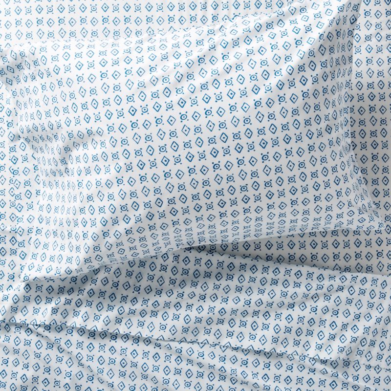 Alisa Kids Organic Blue Patterned Pillowcase by John Robshaw + Reviews ...