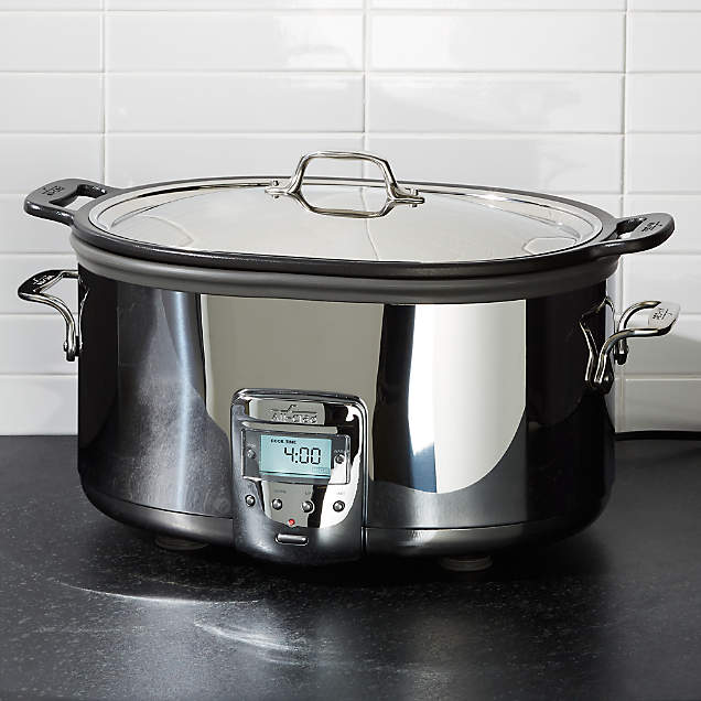 All-Clad 7-Quart Deluxe Slow Cooker with Aluminum Insert + Reviews ...