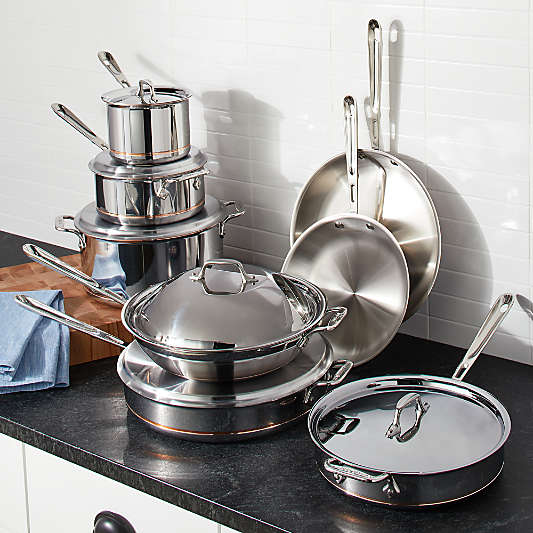 All Clad Cookware: Pots & Pans from AllClad | Crate & Barrel