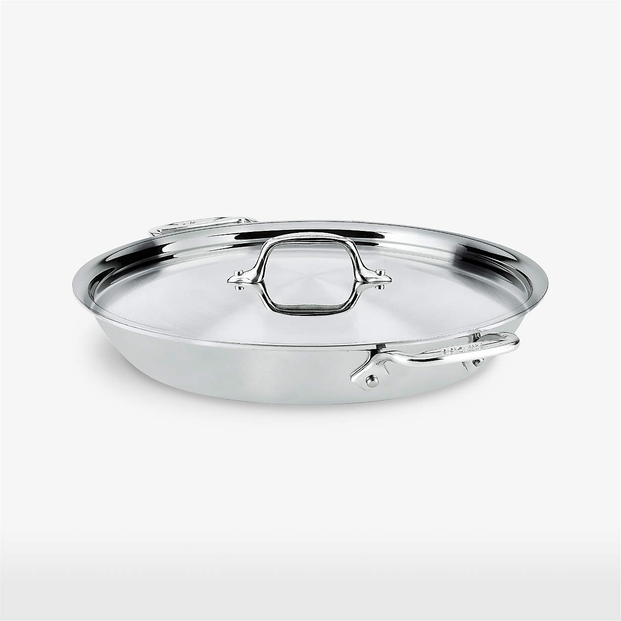 All Clad d3 13" Universal Stainless Steel Pan + Reviews | Crate ...
