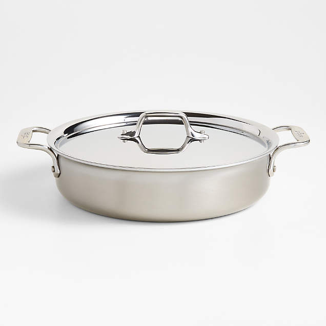 All Clad d3 13" Universal Stainless Steel Pan + Reviews | Crate ...