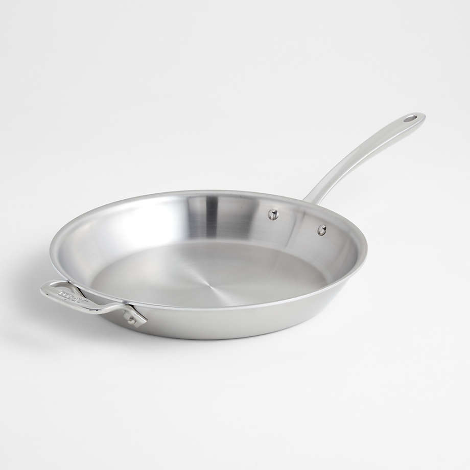 All-Clad d3 Curated 12" Fry Pan + Reviews | Crate & Barrel