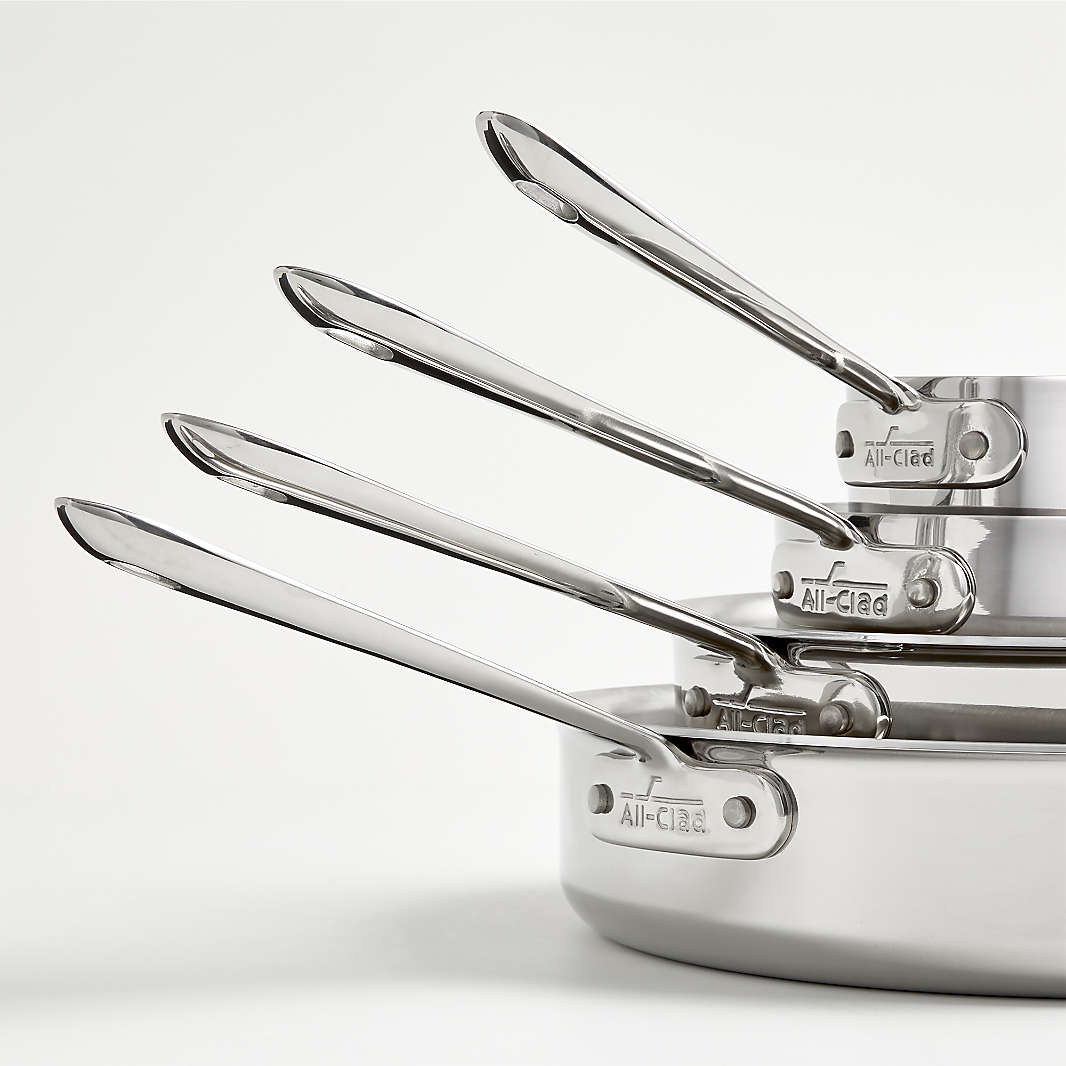 All Clad D3 Cookware: D3 Pans, Pots & Sets | Crate & Barrel