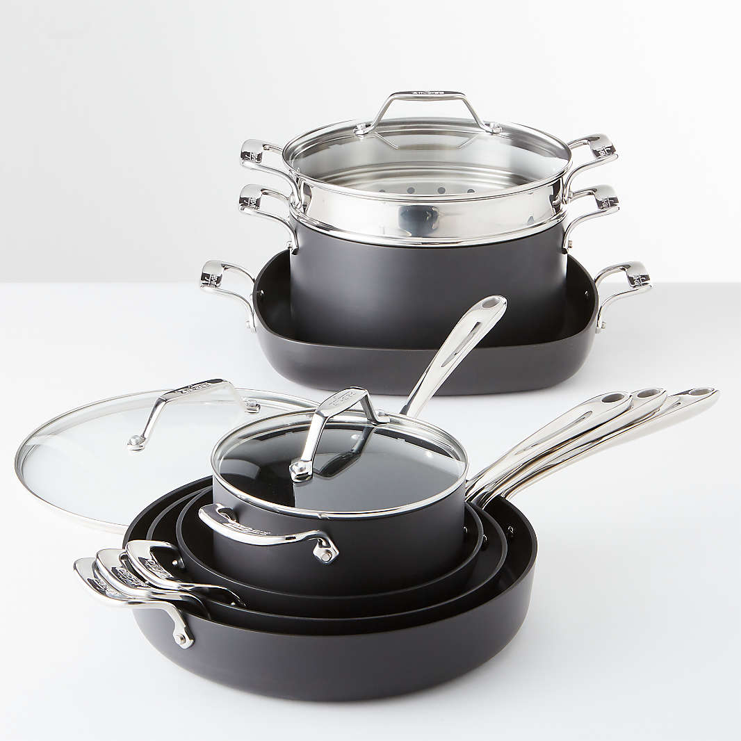 All-Clad Non-Stick Hard-Anodized Cookware | Crate & Barrel