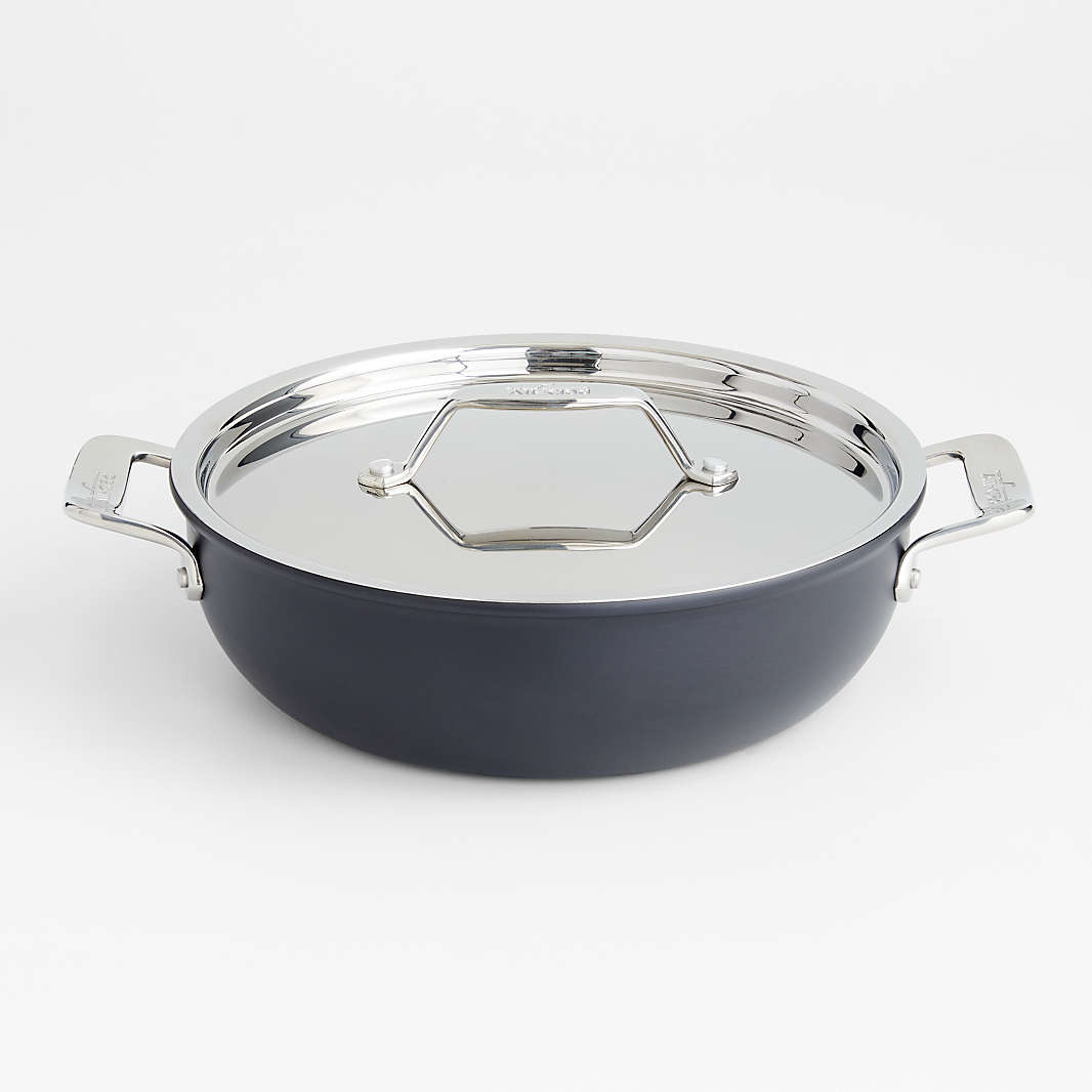 All-Clad Sauté Pans: 3-, 4- and 5-Qt. AllClad Sauté Pans | Crate & Barrel
