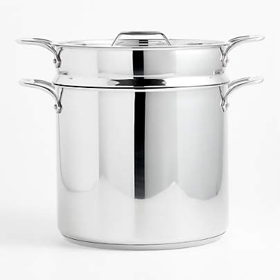 All-Clad Simply Strain 6-Qt. Stainless Steel Multipot with Straining ...