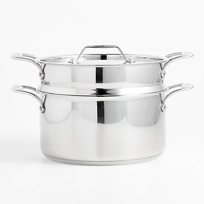 All-Clad Simply Strain 6-Qt. Stainless Steel Multipot with Straining ...
