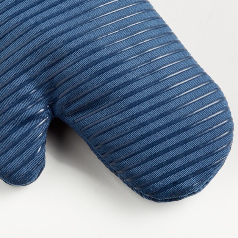 All-Clad Blue Oven Mitt + Reviews | Crate & Barrel