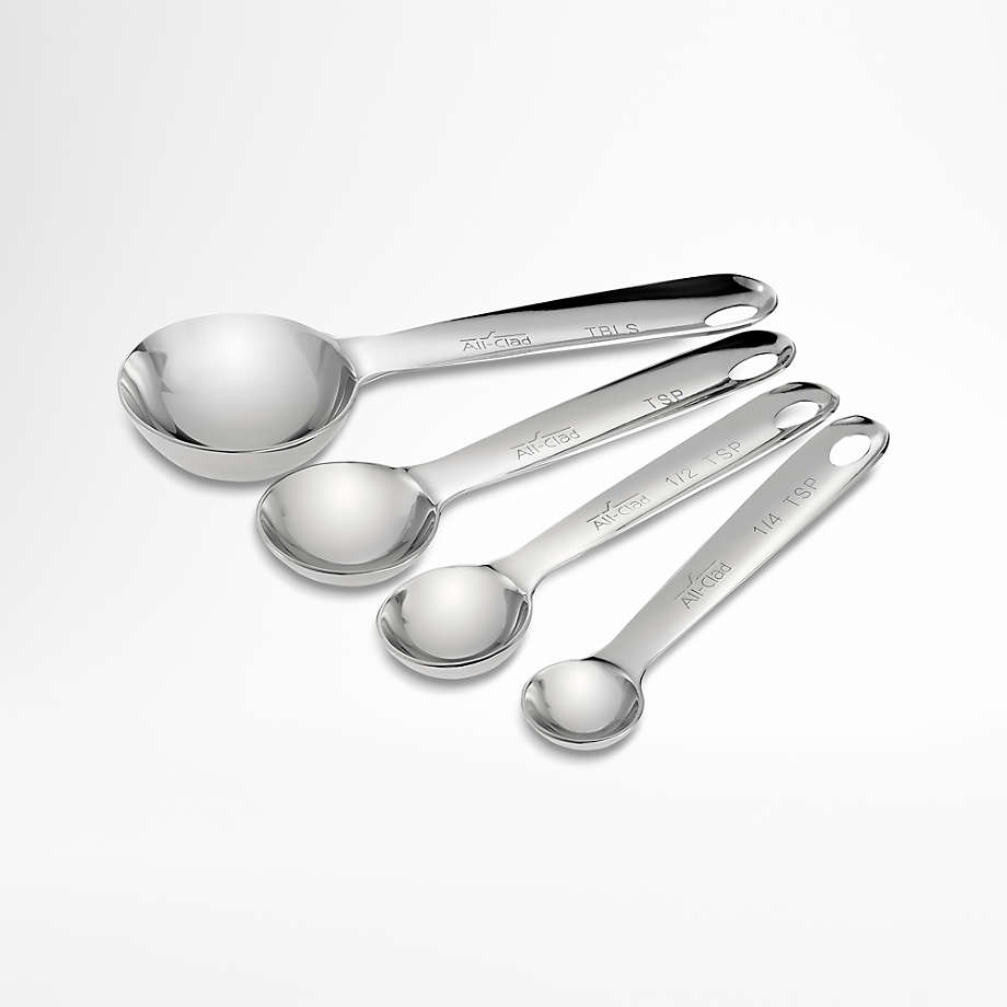 All-Clad Stainless Steel Measuring Spoons + Reviews | Crate & Barrel Canada