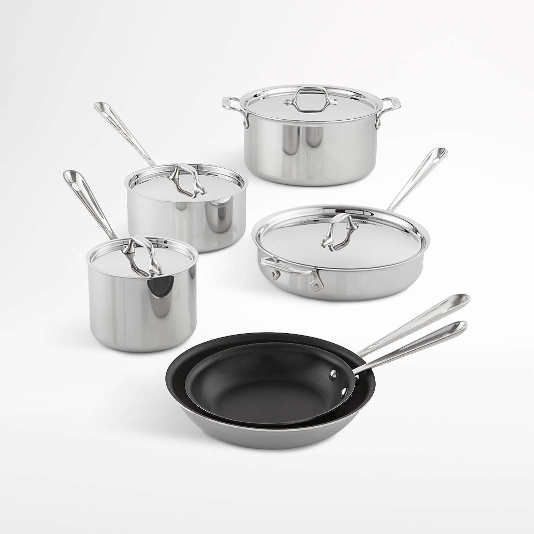 All Clad D3 Cookware: D3 Pans, Pots & Sets | Crate & Barrel