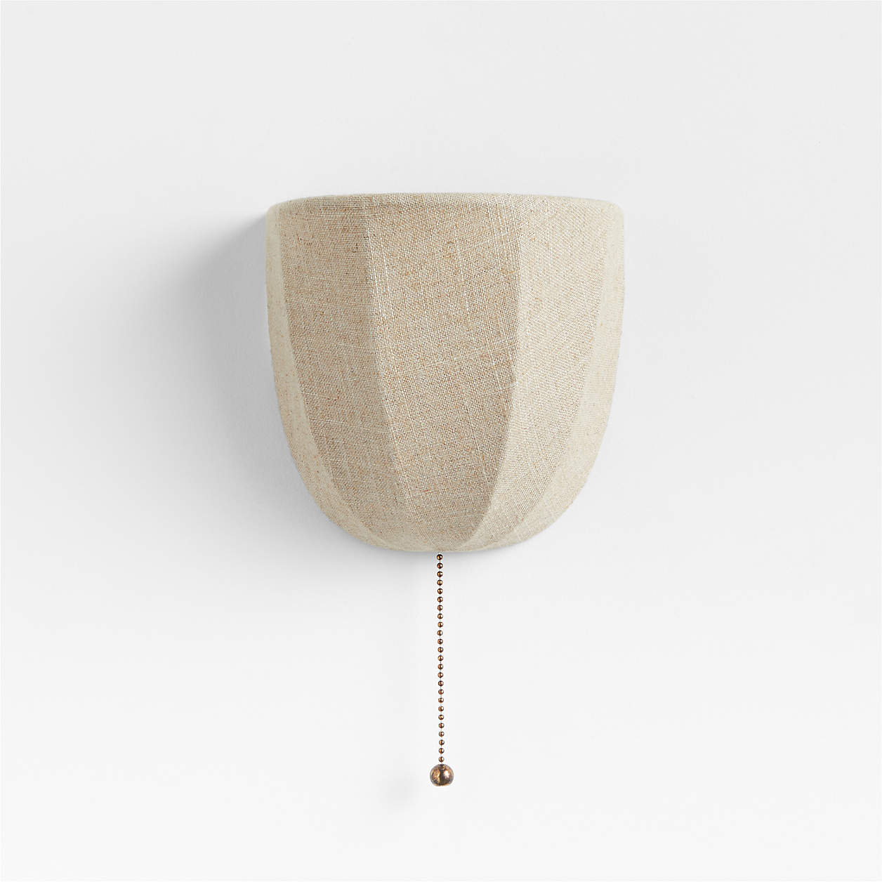 Allegra Wall Sconce with Linen Shade by Jake Arnold + Reviews | Crate ...