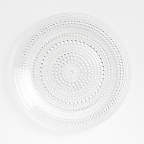 Alma Clear Dinner Plates, Set of 4 | Crate & Barrel