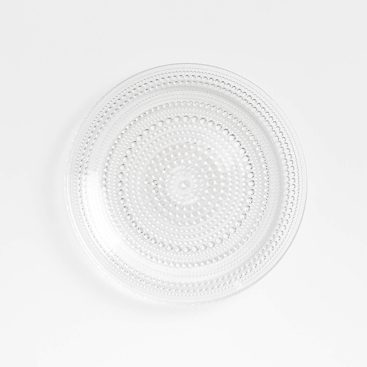 Alma Clear Glass Salad Plates Set Of 4 Reviews Crate And Barrel