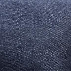 Alpine Cozy Ivory and Indigo Blue Reversible 23"x23" Throw Pillow with ...