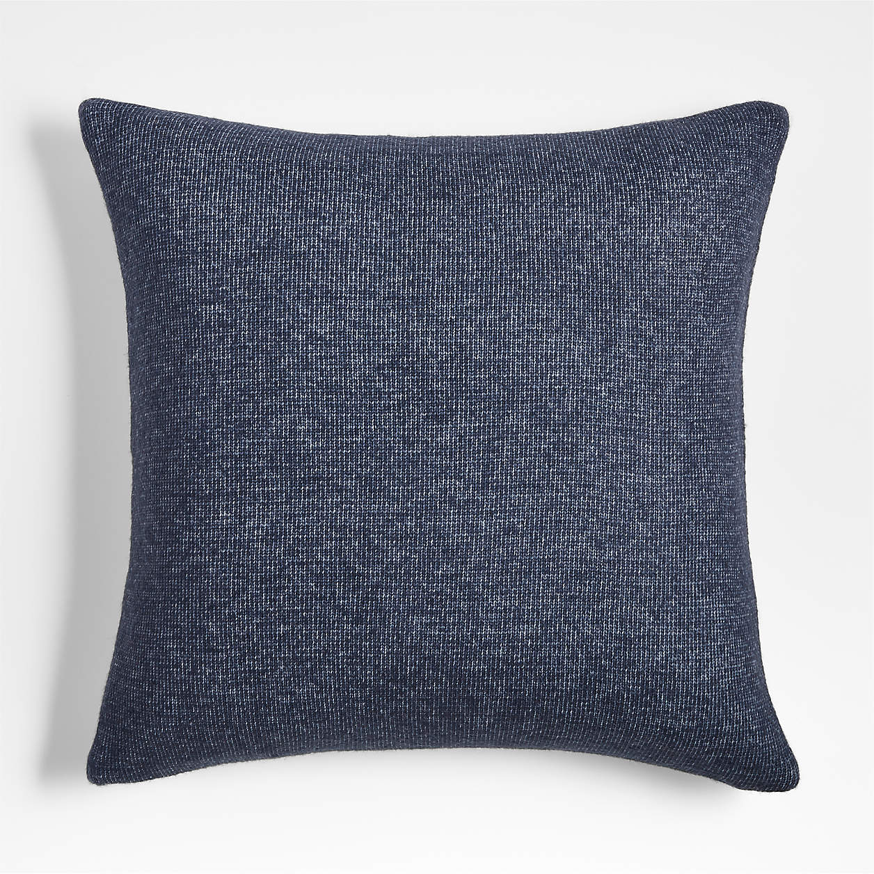 Alpine Cozy Ivory and Indigo Blue Reversible 23"x23" Throw Pillow with ...