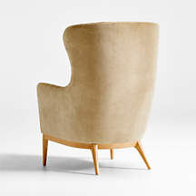 Alva Wingback Accent Chair + Reviews | Crate & Barrel Canada