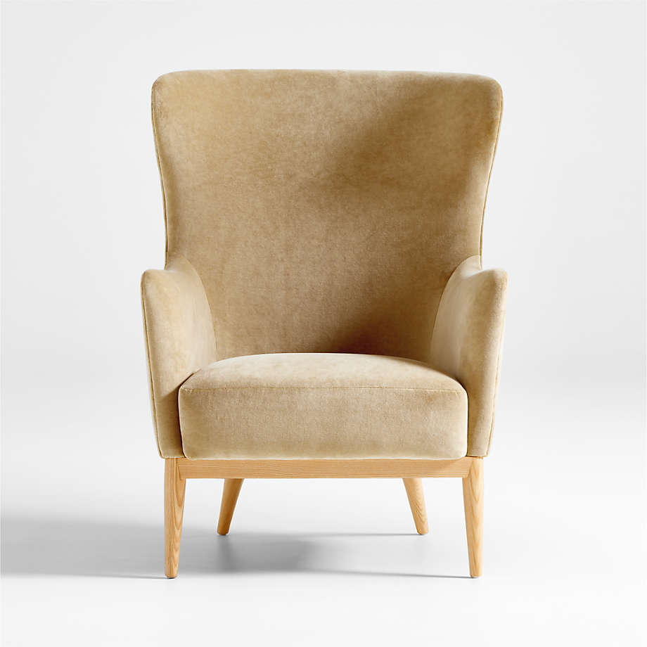 Alva Wingback Accent Chair | Crate & Barrel Canada