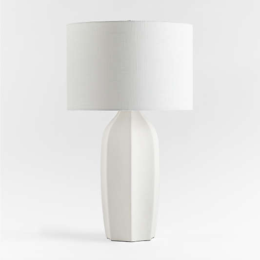 White Table Lamp | Crate & Barrel