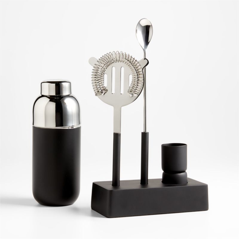 Ambrose Stainless Steel Bar Tools Set + Reviews | Crate & Barrel