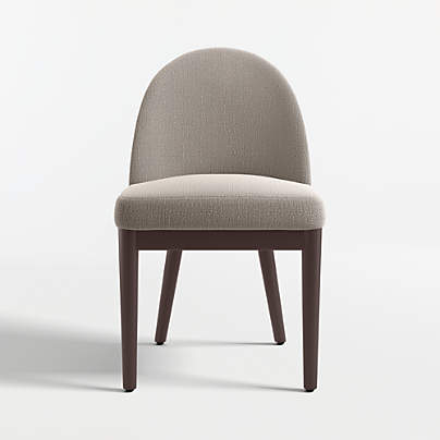 Joren Taupe Wood Upholstered Dining Chair with Performance Fabric ...