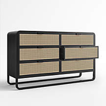 Anaise Cane Six-Drawer Dresser + Reviews | Crate & Barrel Canada