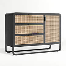 Anaise Cane 3-Drawer Chest + Reviews | Crate & Barrel