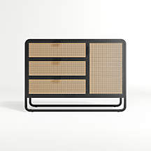Anaise Cane 3-Drawer Chest + Reviews | Crate & Barrel